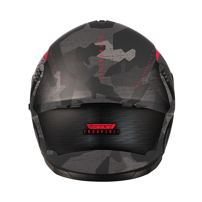 ENCOUNTER TROOPER Red Full Face Helmet – SGI