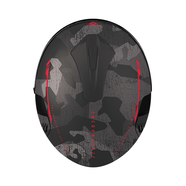 ENCOUNTER TROOPER Red Full Face Helmet – SGI