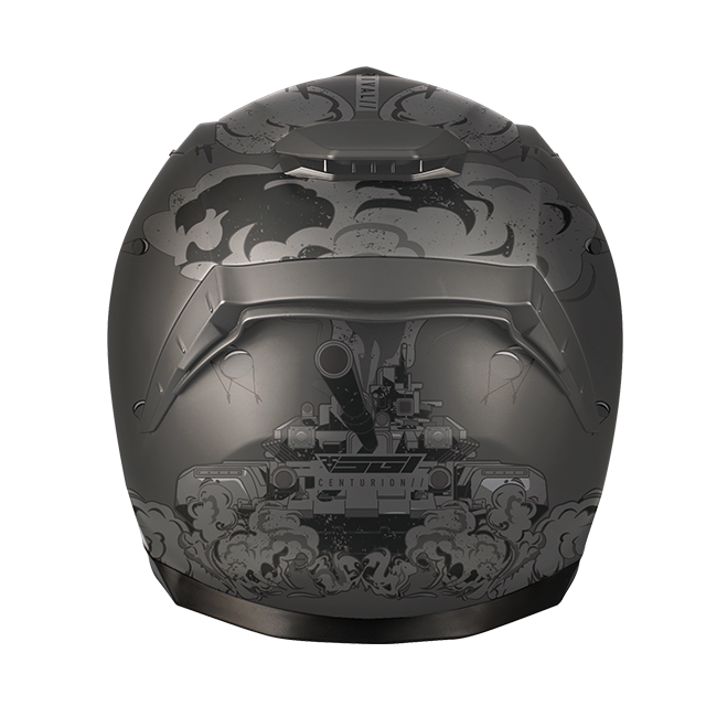 RIVAL Centurion Gunmetal Full Face Helmet – SGI