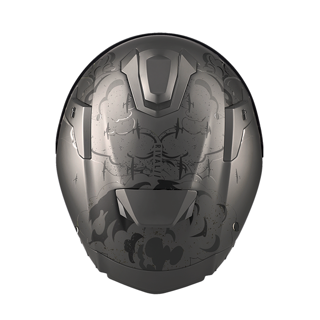 RIVAL Centurion Gunmetal Full Face Helmet – SGI