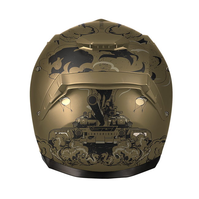 RIVAL Centurion Gold Full Face Helmet – SGI