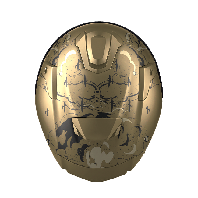 RIVAL Centurion Gold Full Face Helmet – SGI