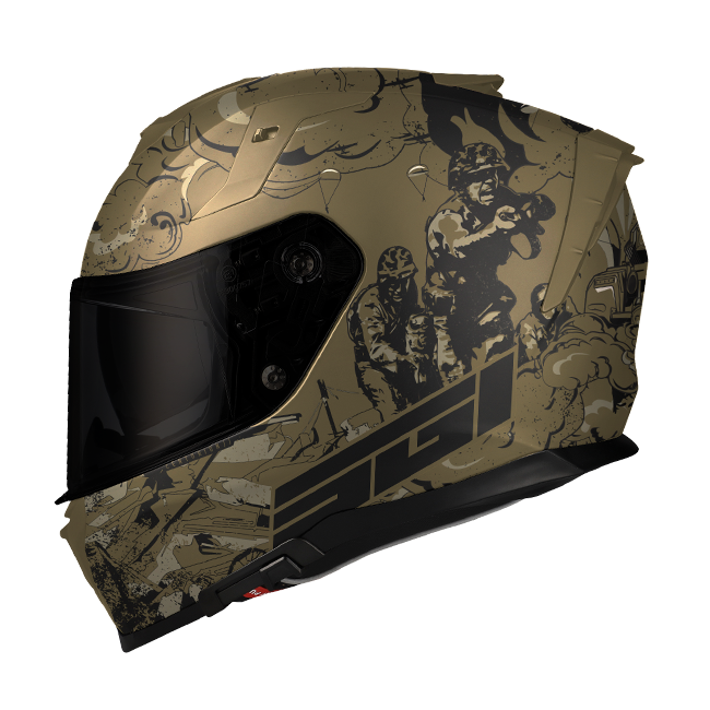 RIVAL Centurion Gold Full Face Helmet – SGI
