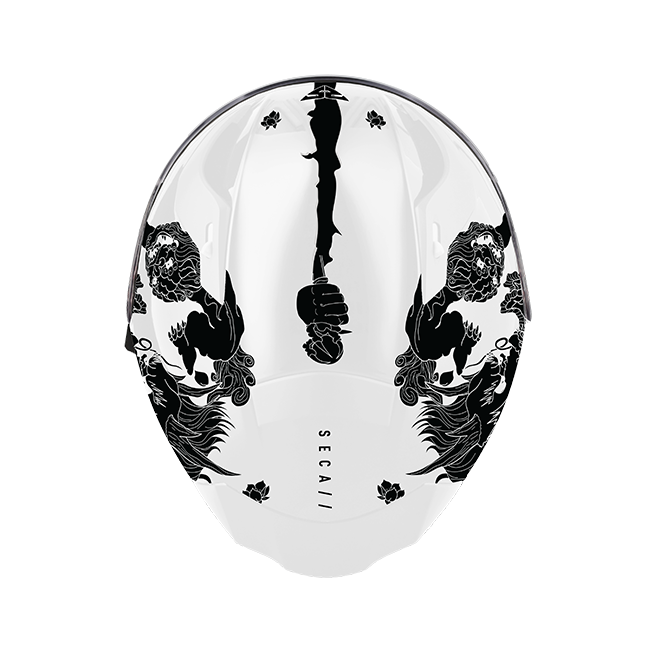 SECA Katana White Full Face Helmet – SGI